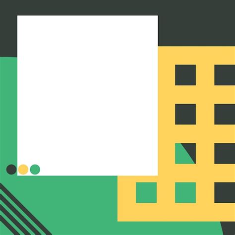 프레임 템플릿 인스 타 그램 프리미엄 벡터