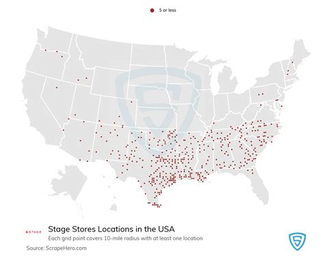 List of all Stage Stores locations in the USA - ScrapeHero Data Store