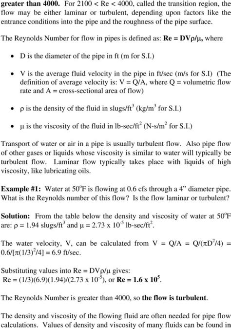 Excel Spreadsheets For Piping Calculations Within Pipe Flowfriction Factor Calculations With