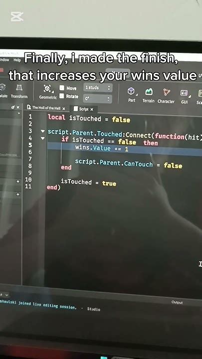 making my roblox game day 4 gamedevelopment coding robloxgamedesign