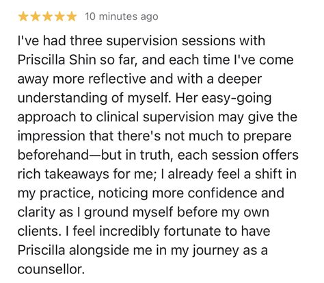 Clinical Supervision Range Counselling