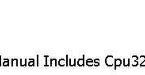 Programmers Reference Manual Includes Cpu32 Instructions Motorola