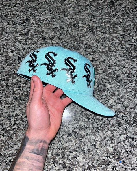 Mirror Sex Mint Chicago White Sox Custom Fitted Cap Worldwide Rank Llc