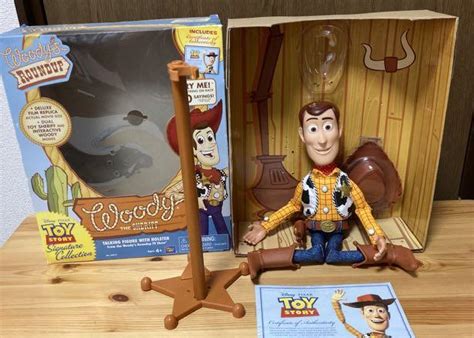 Toy Story Signature Collection Woody Figure With Stand Thinkway Toys Ebay