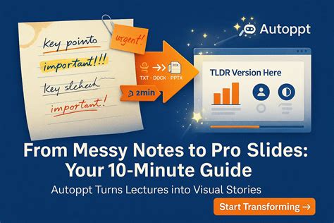 How To Turn Lecture Notes Into An Engaging Slideshow Step By Step