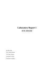 Laboratory Report Circuit Components And Multimeter Usage Course Hero