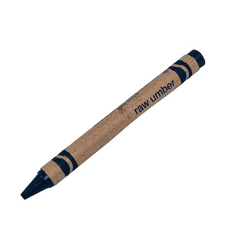 Crayola Crayon Retired Raw Umber New Unused Binney And Smith New York