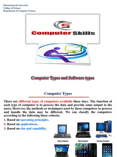 Computer And Software Types Pdf