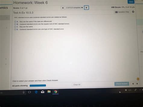 Solved Homework Week 6 Score 0 Of 1 P Save Mics Hw Score