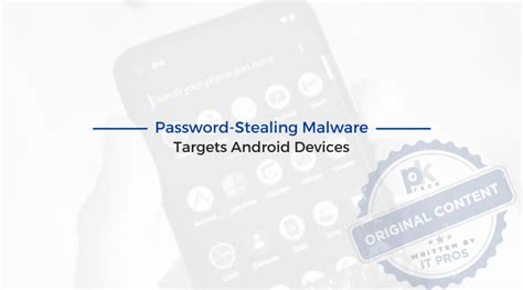 Password Stealing Malware Targets Android Devices