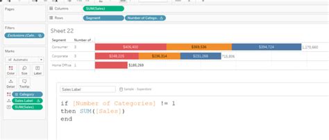 Stacked Bar Chart Label Display Overlap