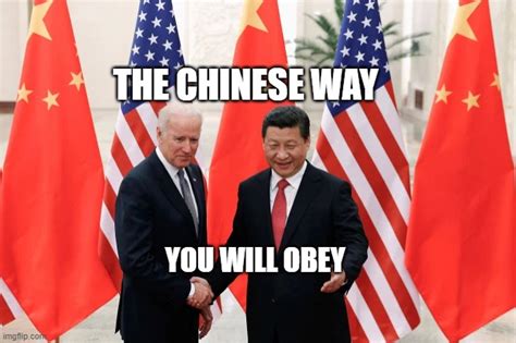 Joe Biden And President Xi Of China Imgflip