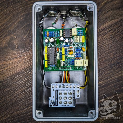 Echoes Faux Analog Echo Delay Guitar Pedal Five Cats Pedals