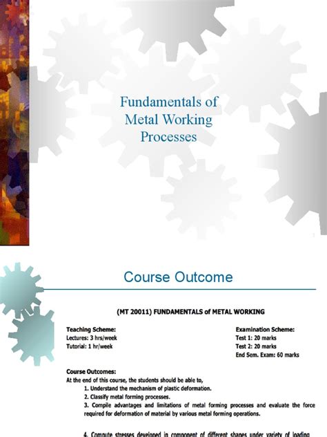 Fundamentals Of Metal Forming Pdf Deformation Engineering