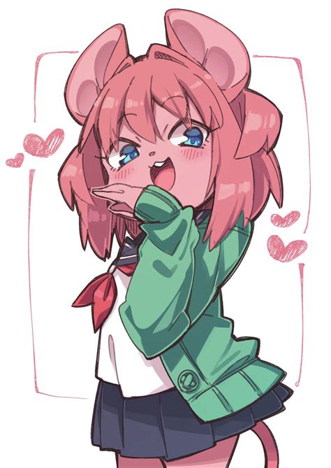 Mouse Girl Original Drawn By Yuukiyuyuki000 Danbooru