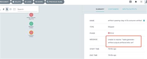 Unable To Resolve Artifact By Using Its Own Artifact Storage Sometimes Issue Argoproj