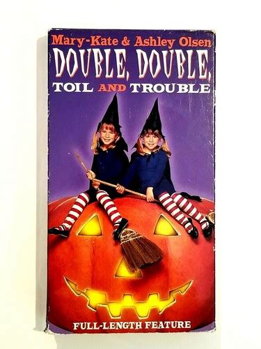 Witch Halloween Double Double Toil And Trouble Vhs Mary Kateashley