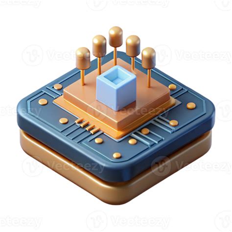 Vibrant Rustic A Single Levitating Circuit Board Intricate Traces And Components Dramatic