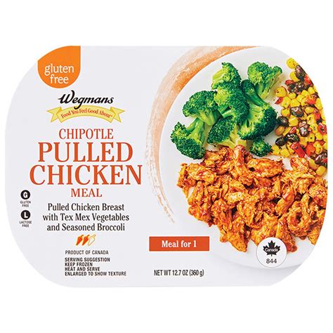 Wegmans Gluten Free Chipotle Pulled Chicken Meal Fig App