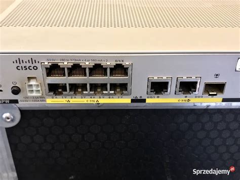 CISCO C1111 8PW ISR 1100 Series Router 8 Portowy Jak NOWY Warszawa Sprzedajemy Pl