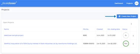 How Do I Create A New Project