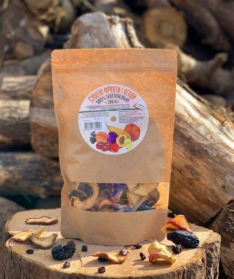 Сушені фрукти і ягоди 250г 100 Натуральні Еко Край™