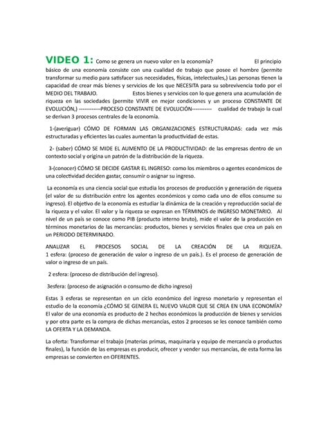 Video 1 Bloque 1 Que Es La Microeconomia Y Sus Diferencias Video 1