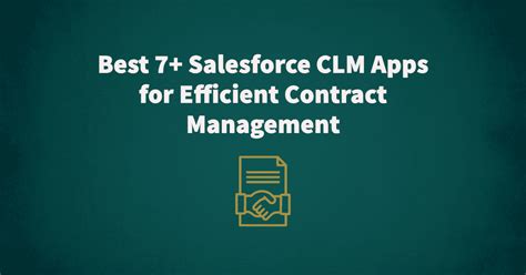Best 7 Salesforce Clm Apps For Easy Contract Management