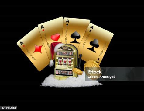 슬롯 기계 고 크리스마스입니다 에 검은 배경 일러스트 레이 션 가능성에 대한 스톡 사진 및 기타 이미지 가능성 검은색 겜블링 칩 Istock