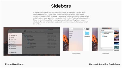MacOS UI Bars User Interaction Design For MacOs Behance