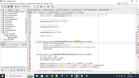 🖥️ Java Program Odd Even Check Arithmetic Division And More Netbeans 8 2 🚀 Youtube