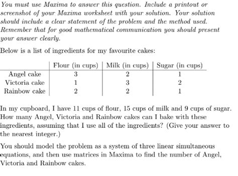 You Must Use Maxima To Answer This Question Include