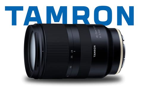 New Tamron 28-75 f/2.8 Lens: Their First for Sony FE-Mount – Light And ...