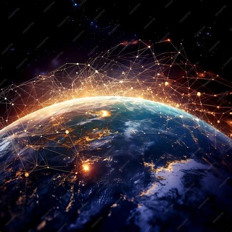 Premium Ai Image Abstract Technology Background Of The Spread Of