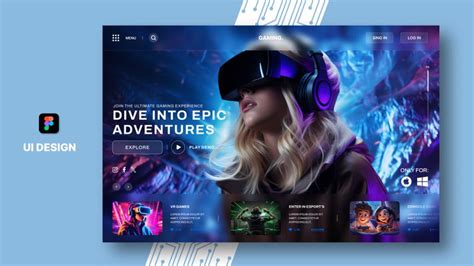 Gaming Website Ui Design Figma Ux Design Tutorial For Beginners Figma