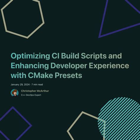 Christopher Mcarthur On Linkedin Optimizing Ci Build Scripts And