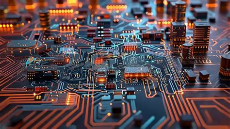 Ai Web Network Circuit Board And High Tech With Futuristic Connection System Or Database 3d