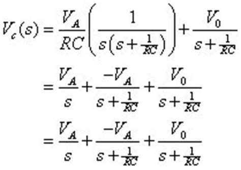 Analyze A First Order RC Circuit Using Laplace Methods Dummies