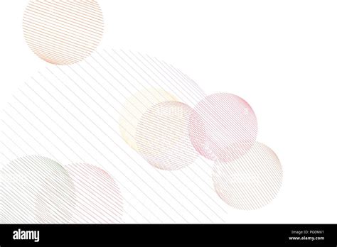 Geometric Conceptual Background Messy Random Line Circles Pattern For