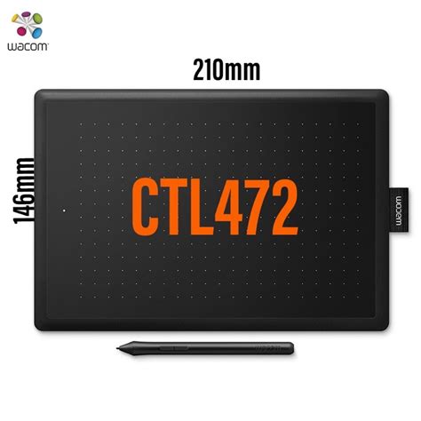 One By Wacom Small Ctl 472 Ctl672 Drawing Tablet Writing Pad Supports
