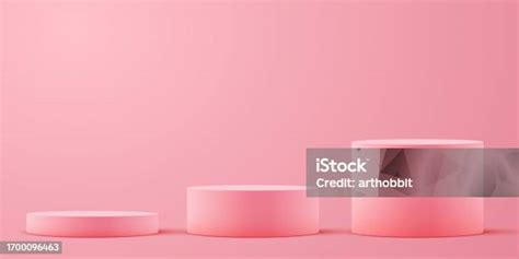 추상적인 장면 배경입니다 파스텔 배경에 실린더 연단 제품 프리젠 테이션 모형 화장품 연단 무대 받침대 또는 플랫폼을 보여줍니다
