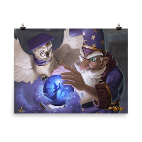 Wizard101 Merle And Gamma Poster Kingsisle Store