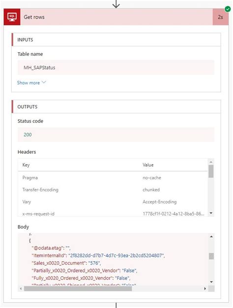 Sql Get Rows Existing Record Not Found Status Power Platform