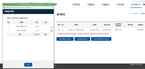 2024 개정 후 sqld 자격증 2주만에 합격하기 개정 후 시험 공부법 유의점 sql 인강 격파르타 sqld 챌린지 후기
