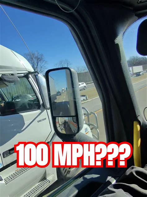 Truckers Doing 100mph Is Becoming All Too Common Out Here On The Road
