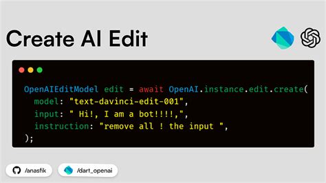A Flutter Dart Client Package For Using OpenAI APIs Easily For AI