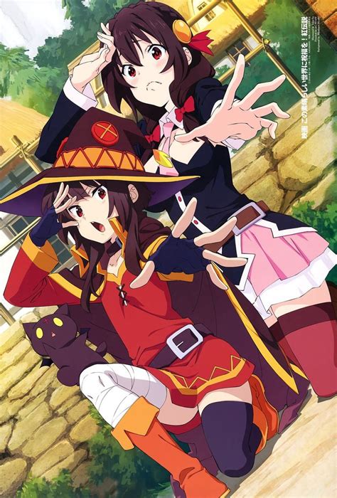 Chomusuke Megumin And Yunyun Anime Cute Anime Character Anime Images