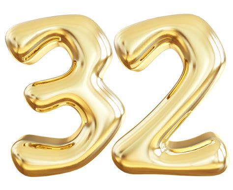 32 Number Pngs For Free Download