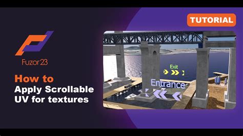 Fuzor 2022 How To Apply Scrollable Uv For Textures Youtube