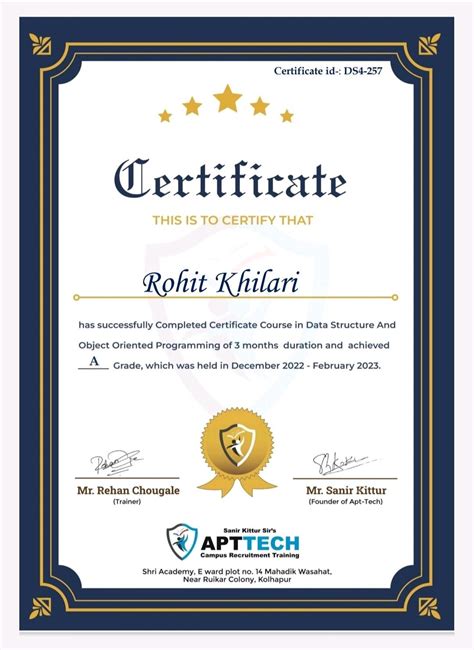rohit khilari on linkedin apttech datastructures oops
